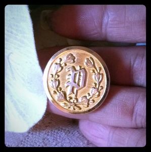 Vintage | Accessories | Vintage P Police Uniform Metal Button | Poshmark